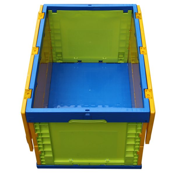 All-purpose utility foldable and stackable crates for indoors and out ...
